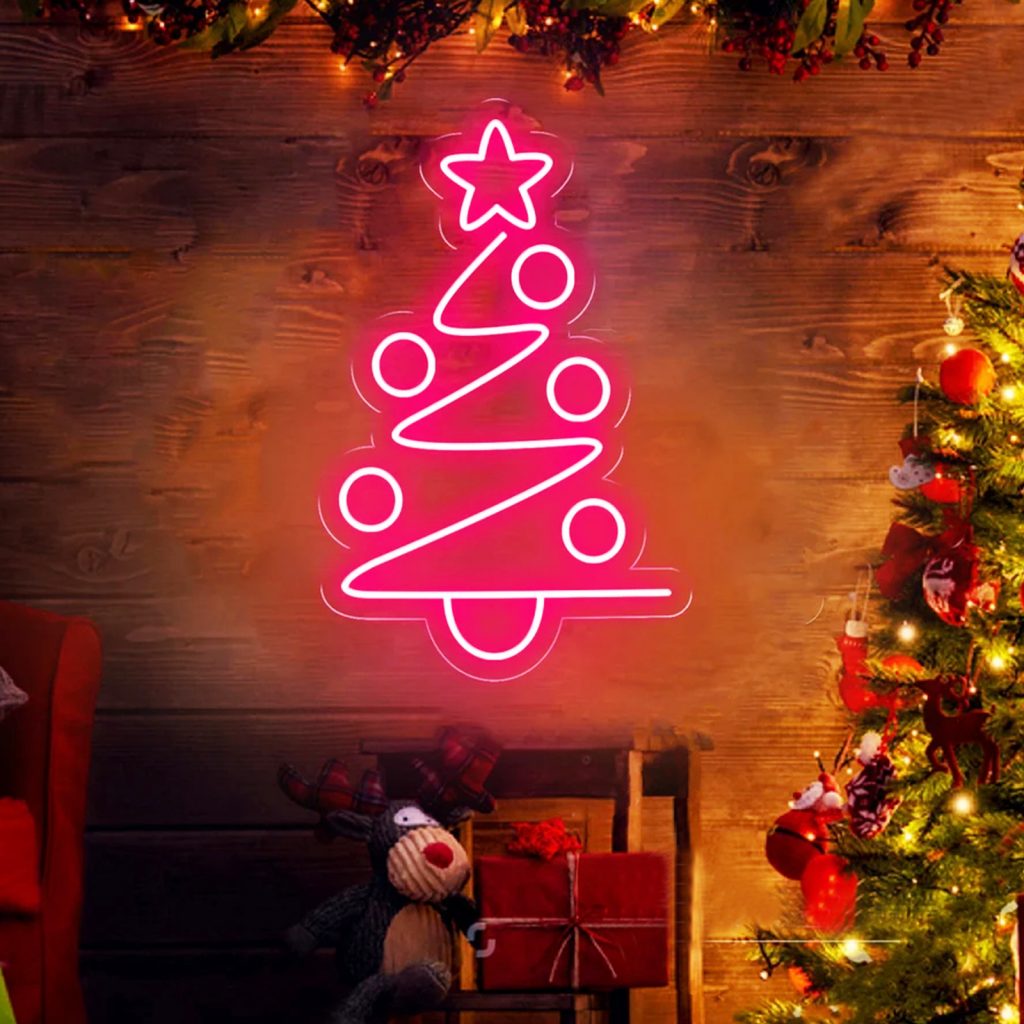 Christmas Tree Star Neon Sign | Liuyang Lamps