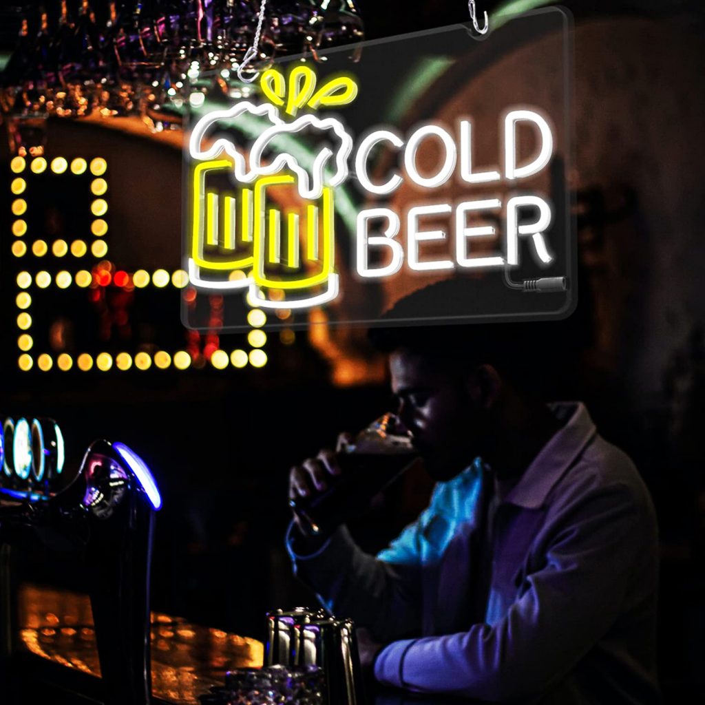 Cold Beer Neon Sign | Liuyang Lamps