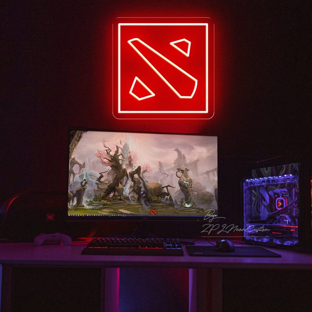 DOTA 2 Moba Game Neon Light | Liuyang Lamps