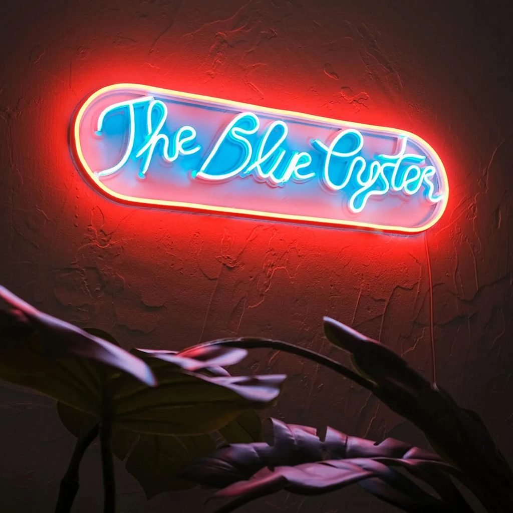 The Blue Oyster Aesthetic Neon Sign | Liuyang Lamps