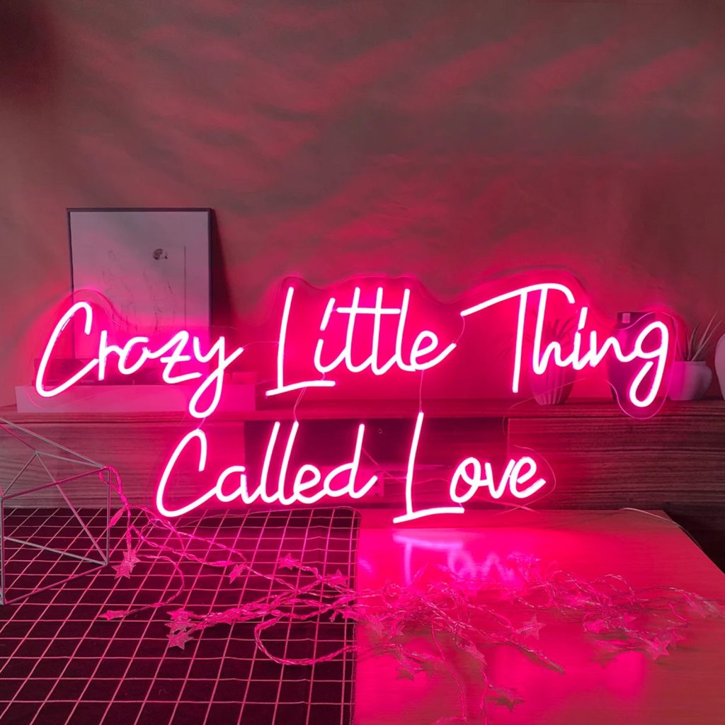 Crazy Little Thing Called Love Led Neon Sign | Liuyang Lamps